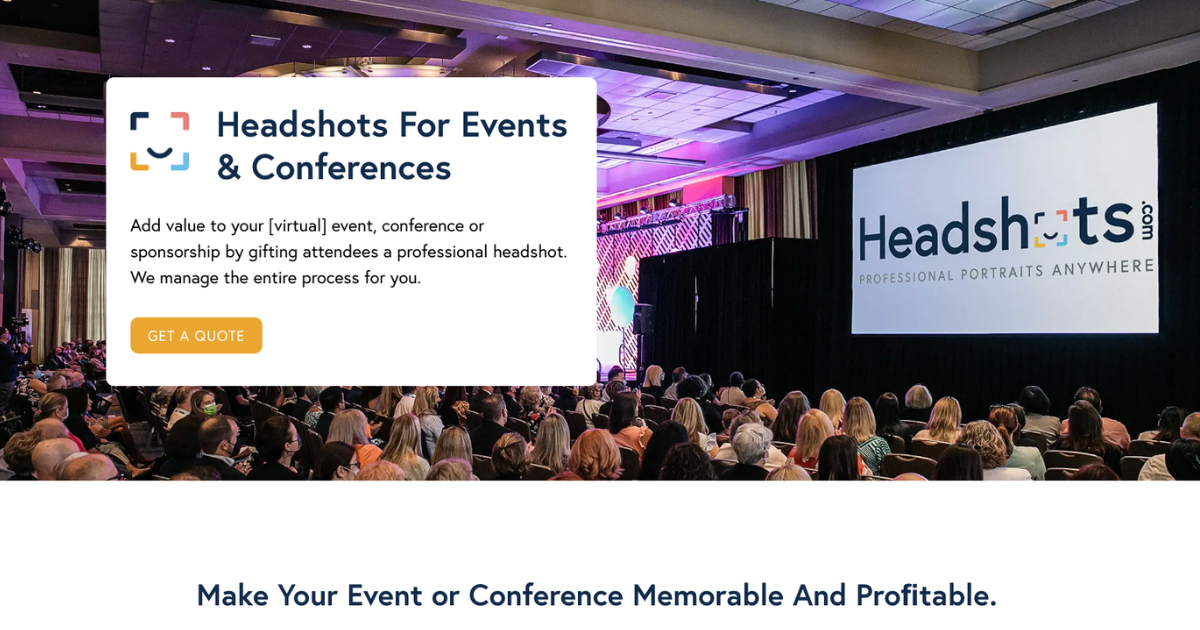 Headshots for Events & Conferences | Headshots.com